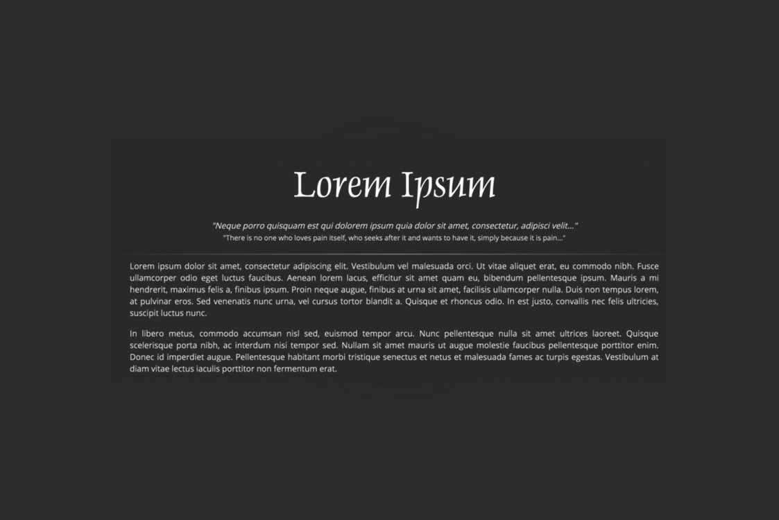 What is Lorem Ipsum Dolor? - Hals & Hounds
